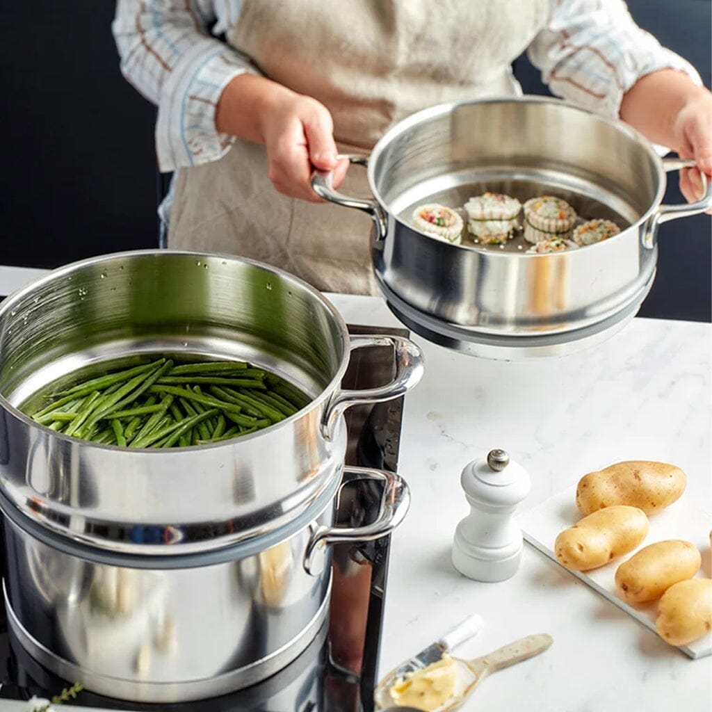 Stoompan kopen? RVS, emaille en inductie stoompannen | KookGigant