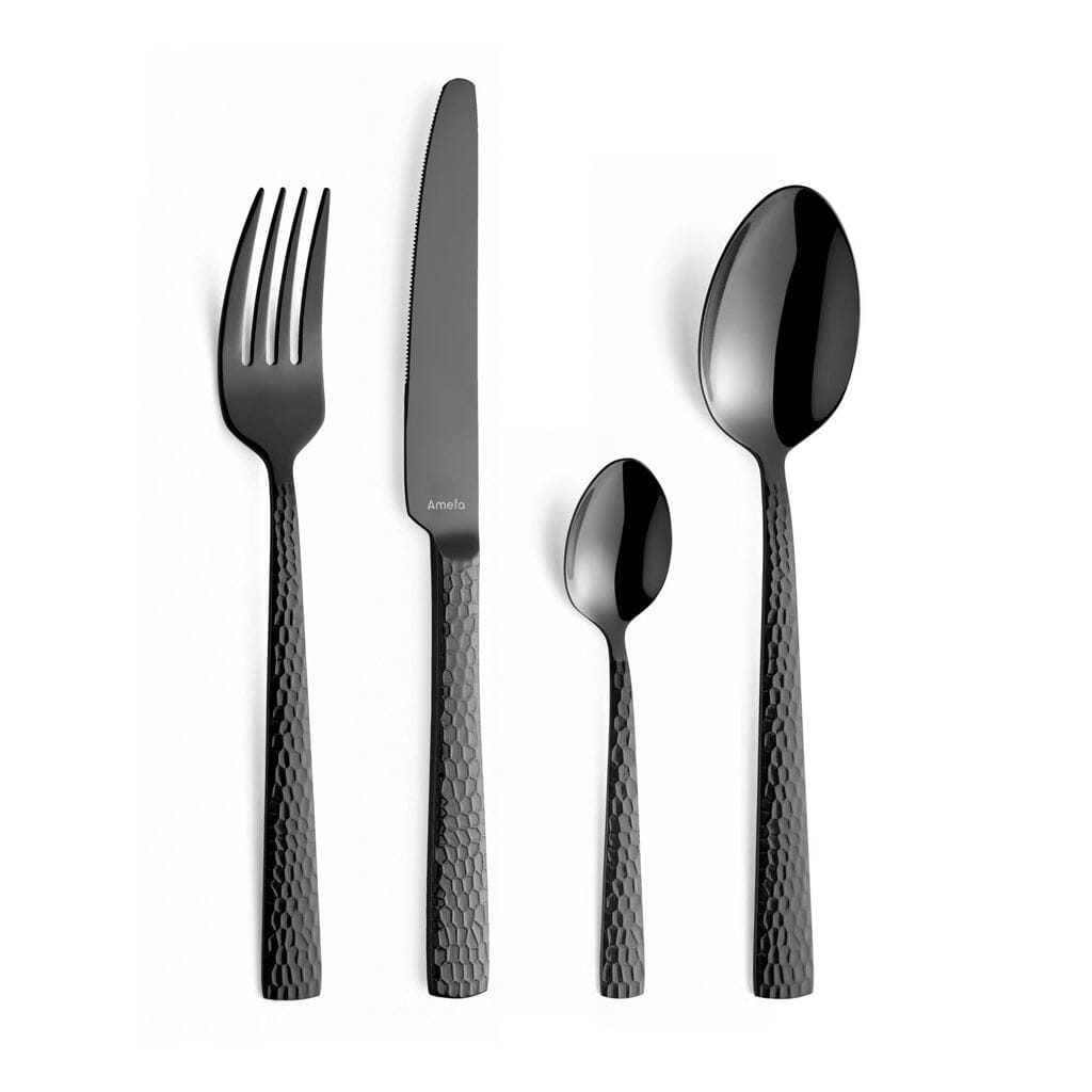 Amefa - Felicity 24-delige Bestekset - Zwart – KookGigant