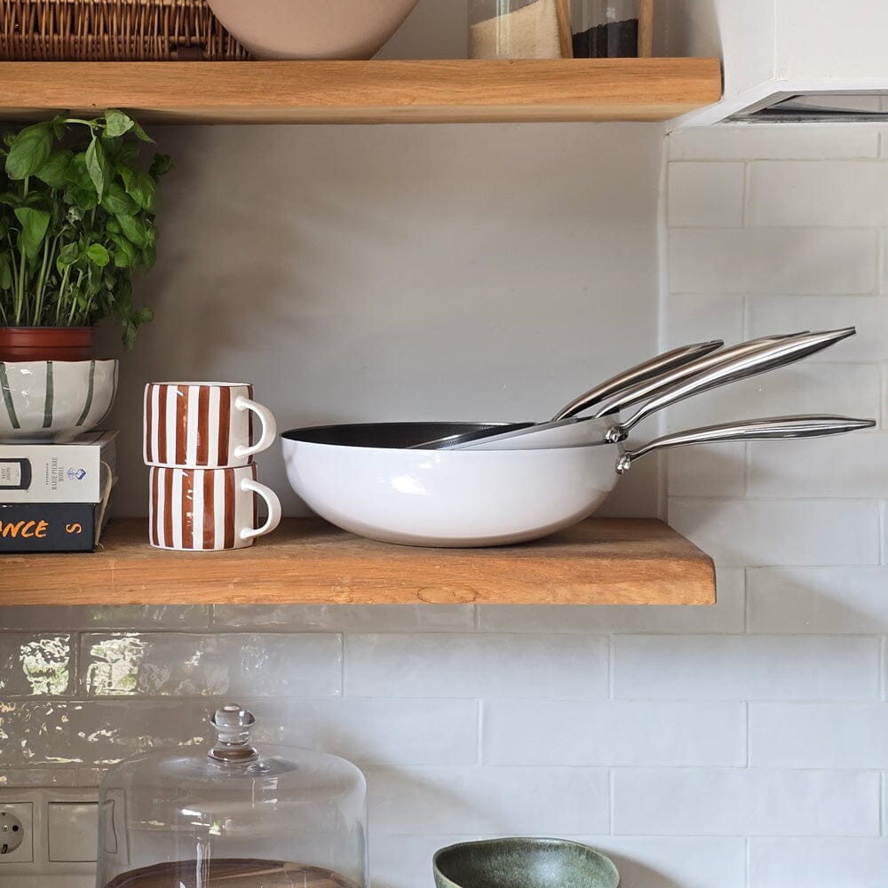 Cook & Pan - Honey Go Ivory Wokpan 30 cm – KookGigant